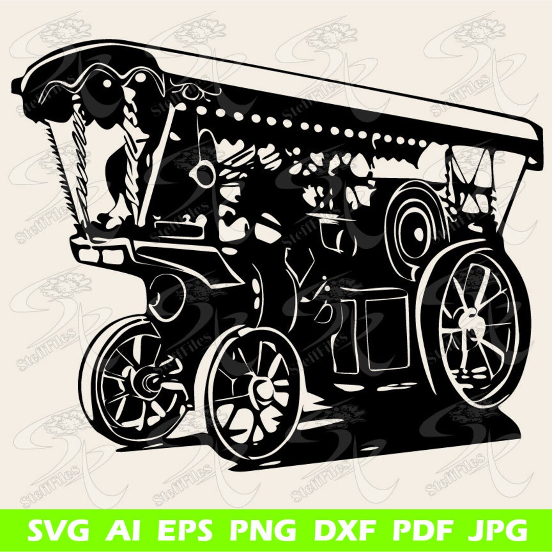ZUG SVG, DXF, ai, png, eps, jpg, Silhouette, Konstruktion, Transport ...
