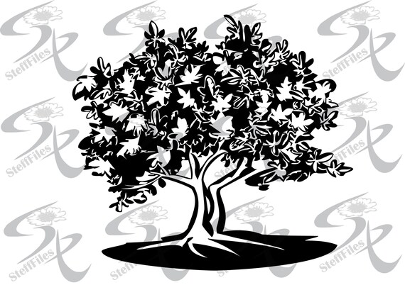 FIG TREE SVG Realistic Sketch Printable Art Art Print Home - Etsy