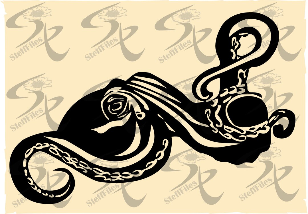OCTOPUS SVG Dxf,clip Art,download Files, Graphical Image, Drawing ...