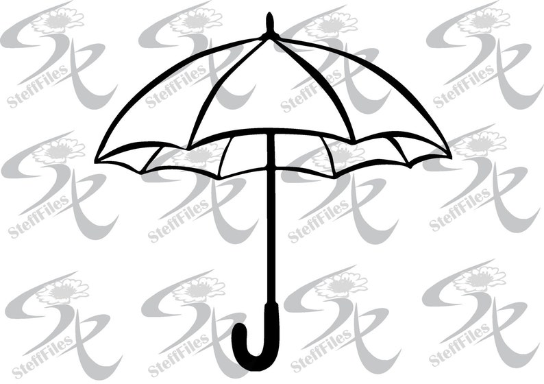 UMBRELLA SVG Dxfai Png Eps Jpg Download Files Digital - Etsy