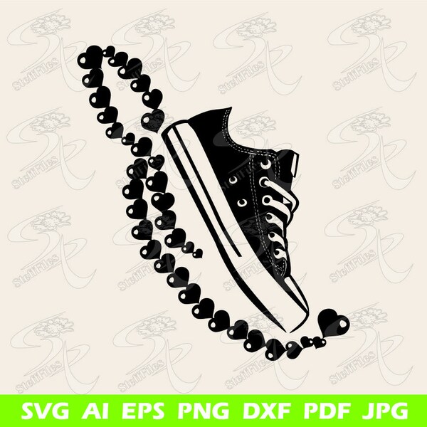Sneaker Svg - Etsy