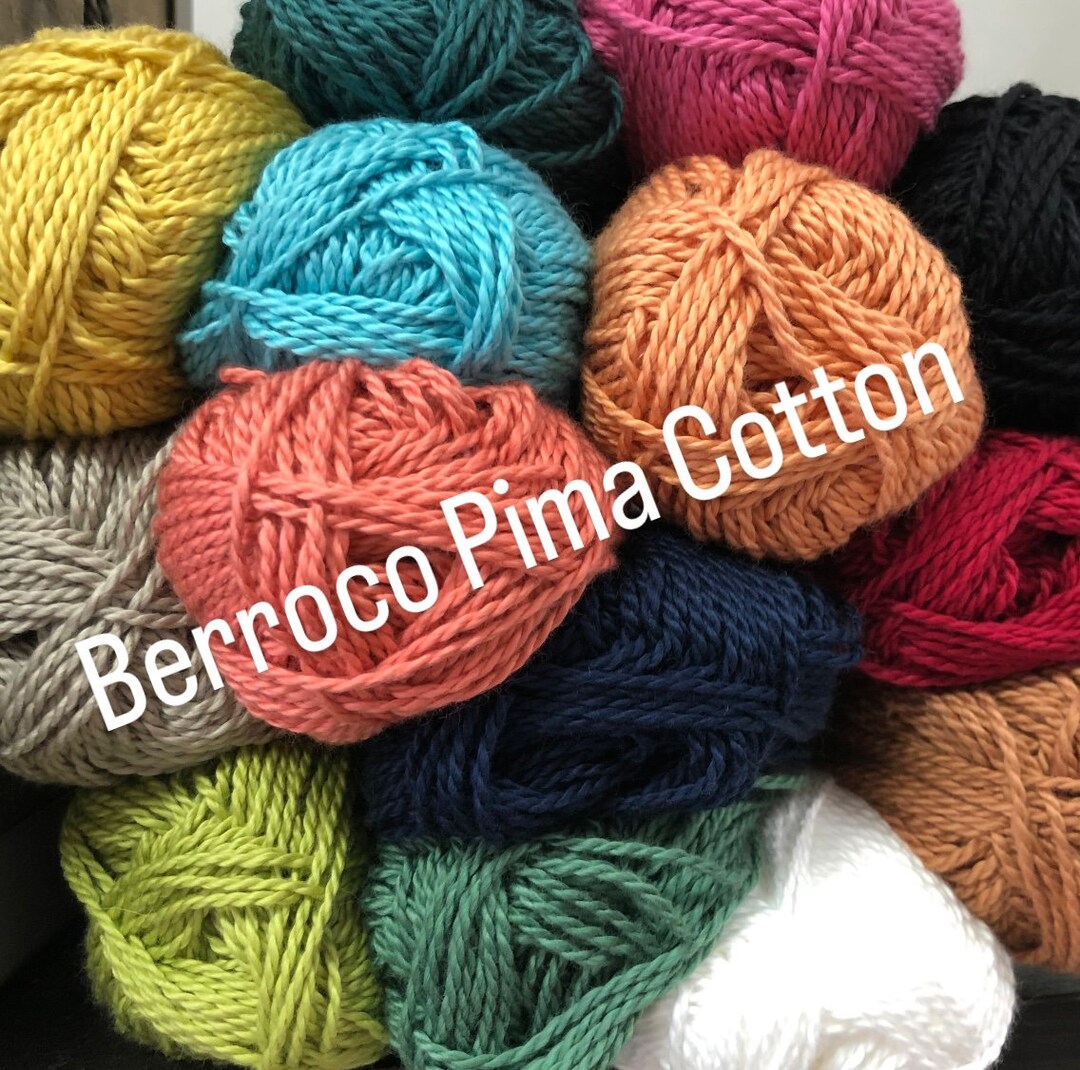 Bundle of 14 Colors - Pima Soft Cotton Yarn - DK Weight - Berroco Yarns ...