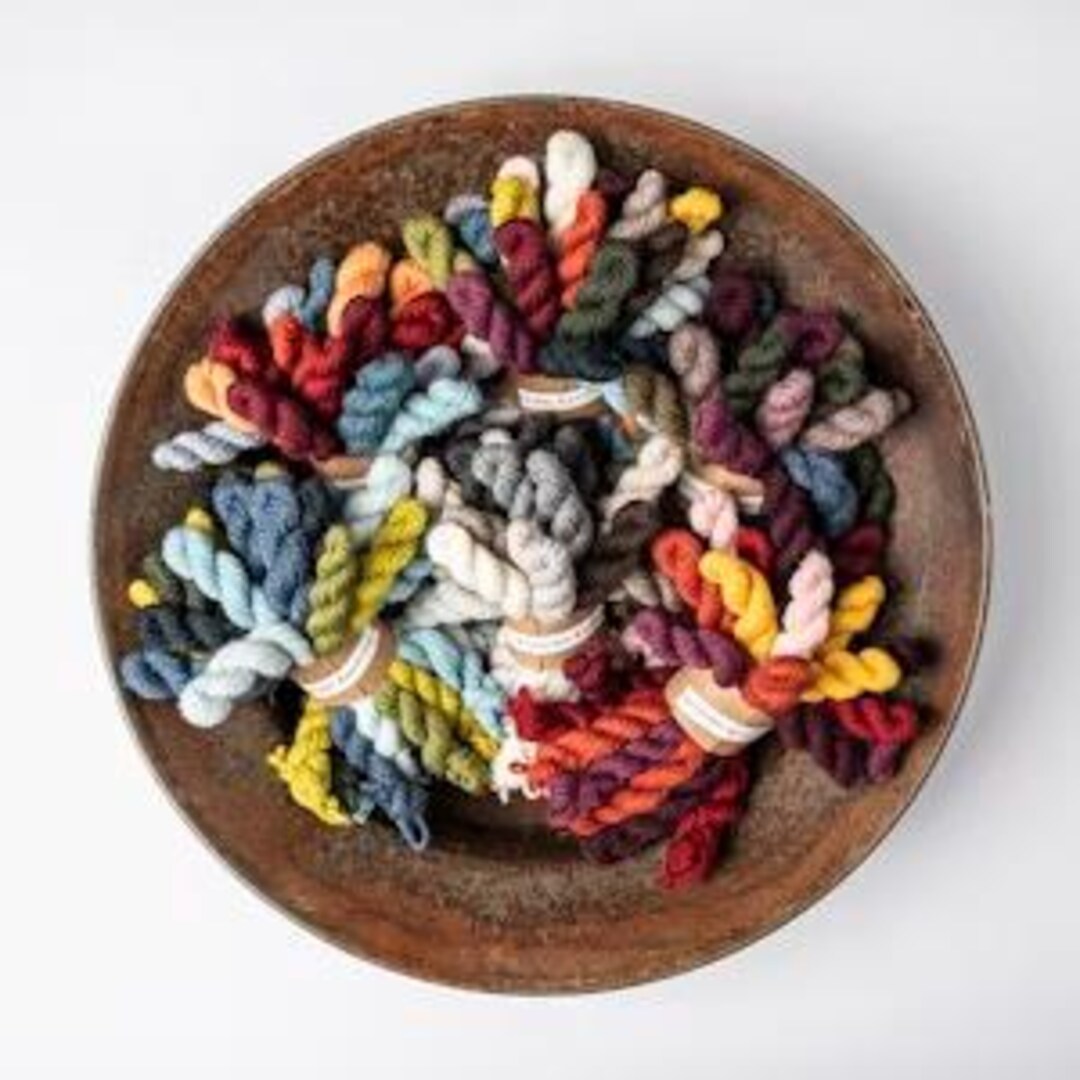 Woolstok Worsted Mini Hank Bundles - Blue Sky Fiber Yarns - 100% Fine ...