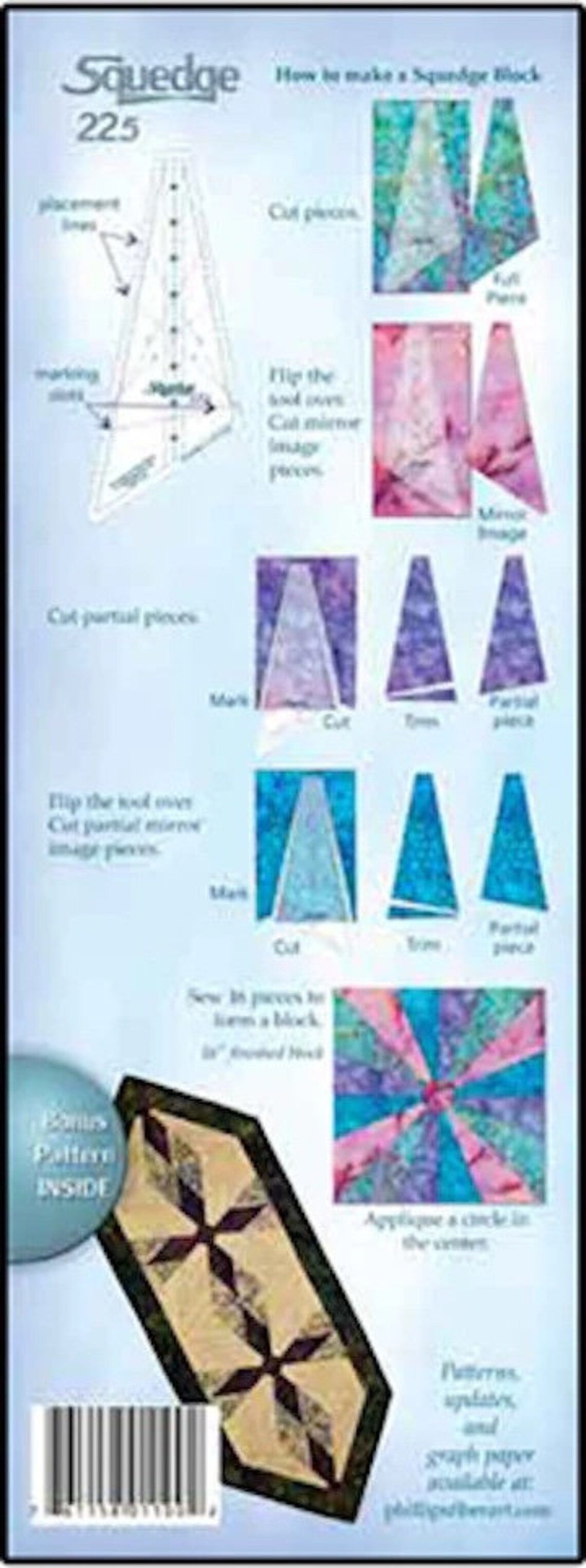 Squedge 22.5 Ruler by Phillips Fiber Art - Etsy