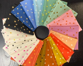 Ruby Star Starry Fabric - Etsy