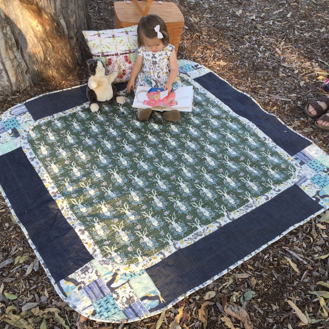 Pattern for Playtime Quilt by Needle in a Fabric Stash Quilt Approx. 57 ...