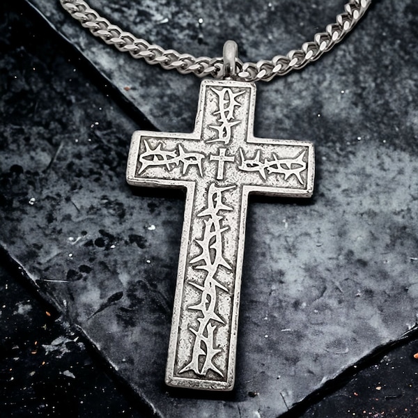 Cross With Thorns - Etsy