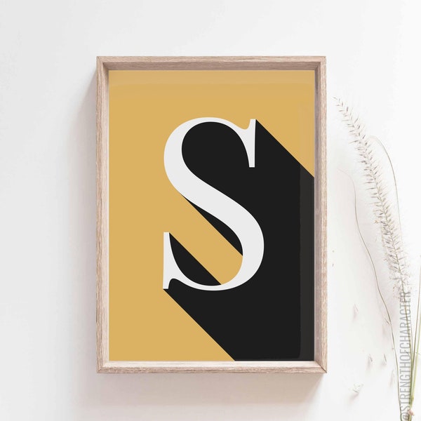 Letter S Wall Decor - Etsy