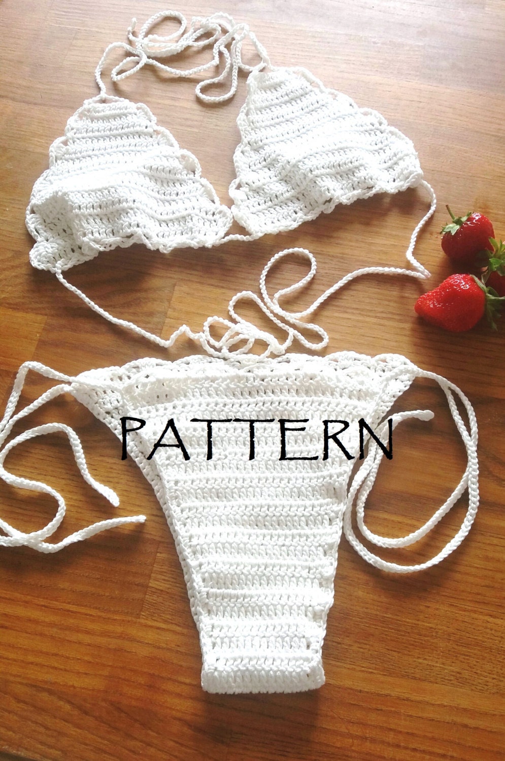 Bohemian Crochet Bikini Pattern, Instant Download PDF Crochet Pattern ...