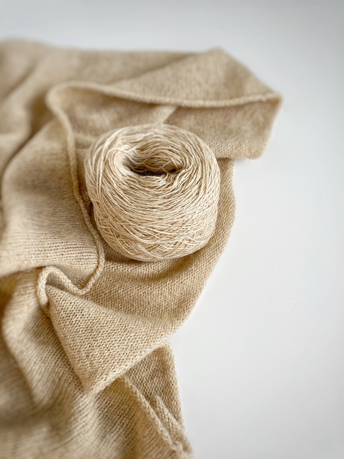 100% Camel Hair 50g Ball Unbleached, Undyed, Sahara Camel Wool Yarn ...