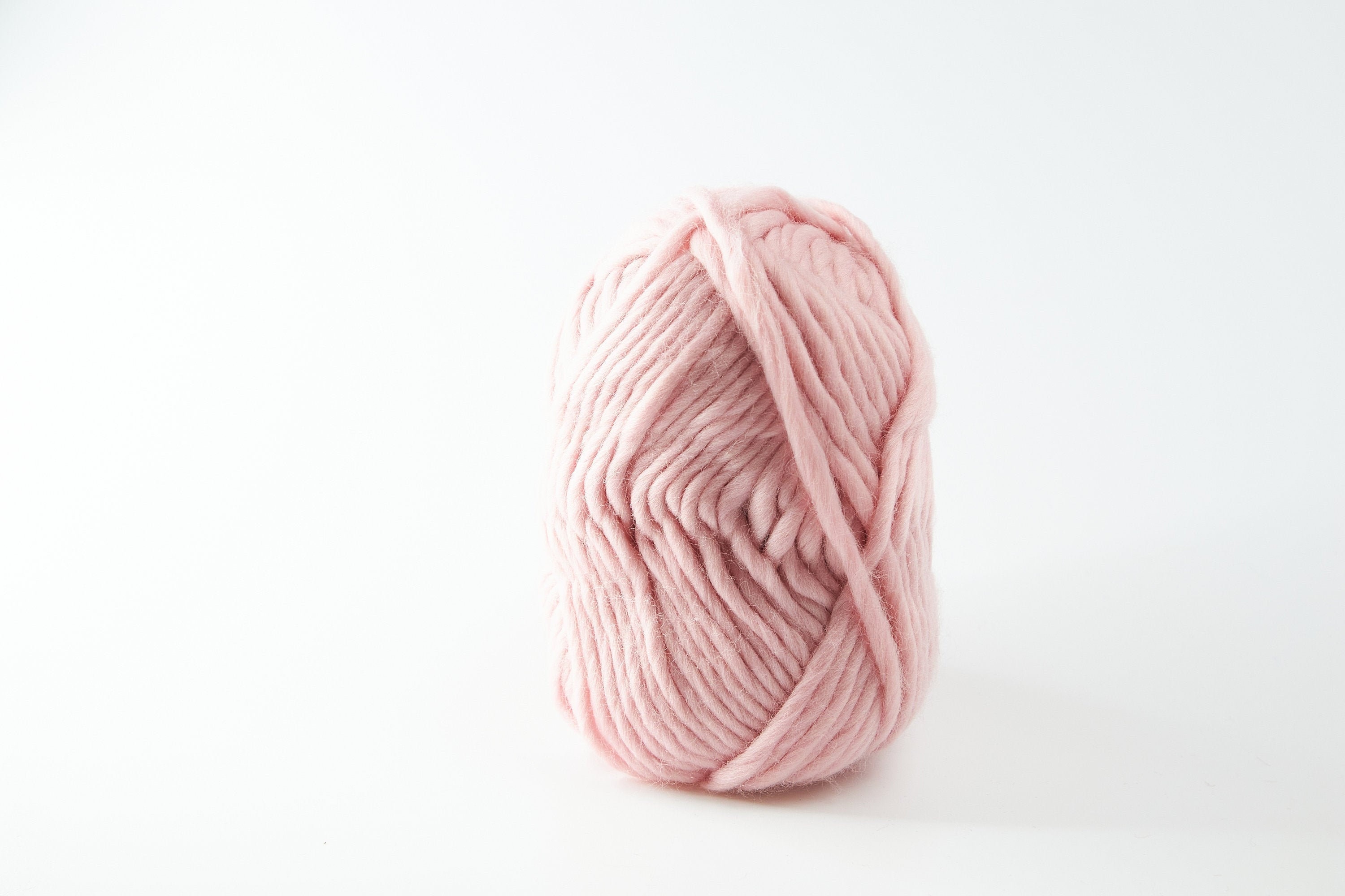Blush Pink Super Chunky Merino Wool 100g Ball, Candy Floss Merino Wool ...