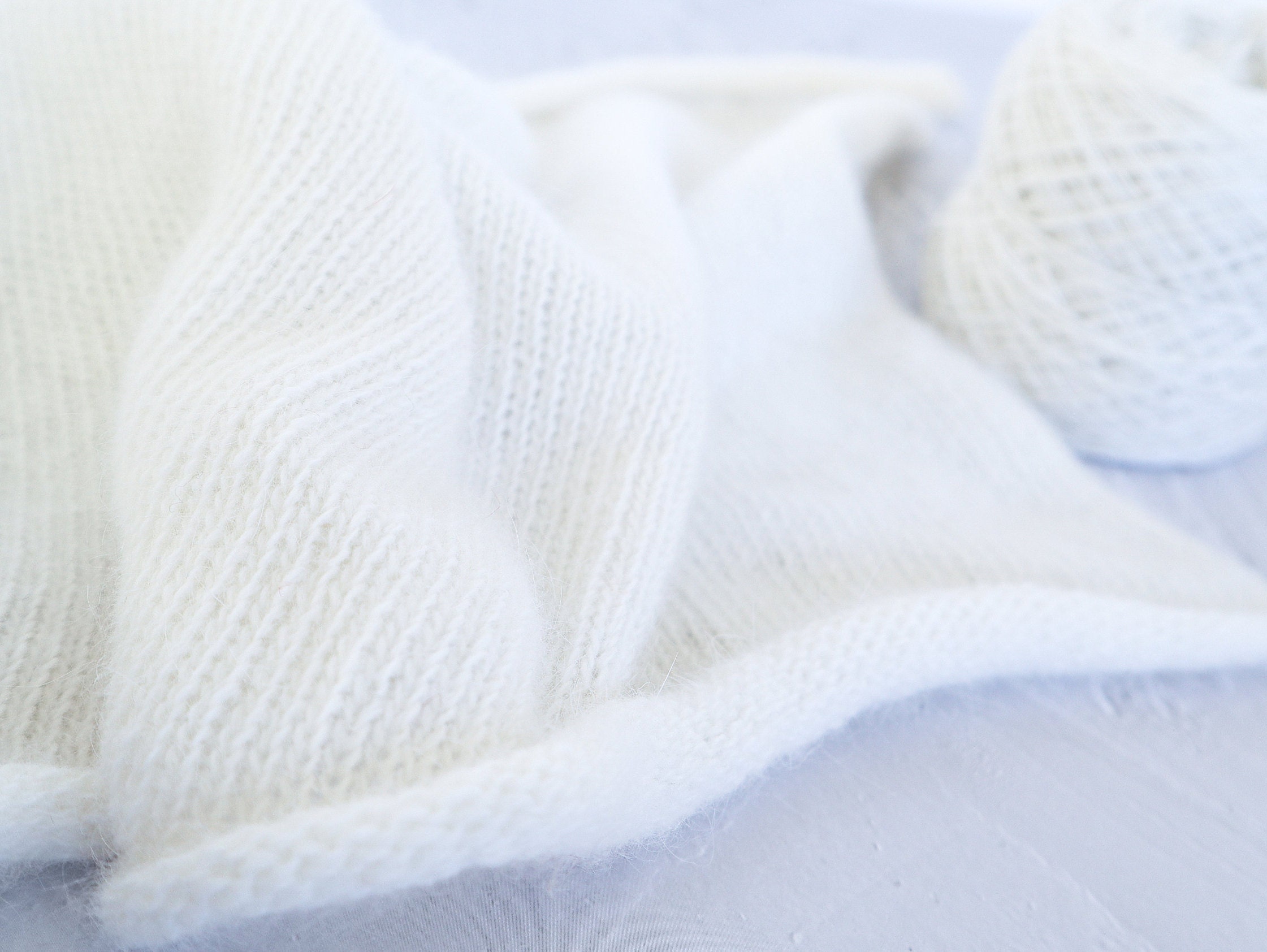 Angora Blend Yarn 25g, White Angora Yarn, Angora Knitting Wool - Etsy