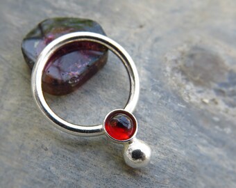 Red Septum Piercing - Etsy