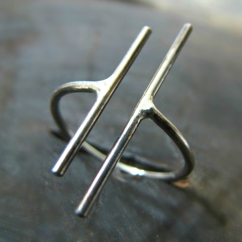 Vintage Sterling Silver Heart & Wings Ring Size 9 | Etsy