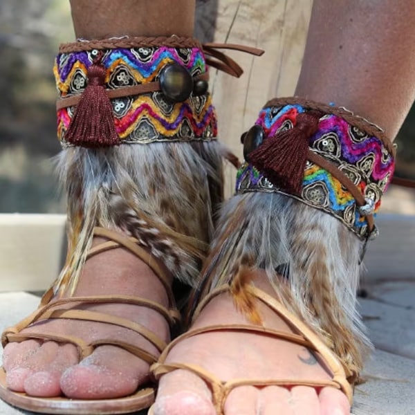 Gypsy Sandals - Etsy