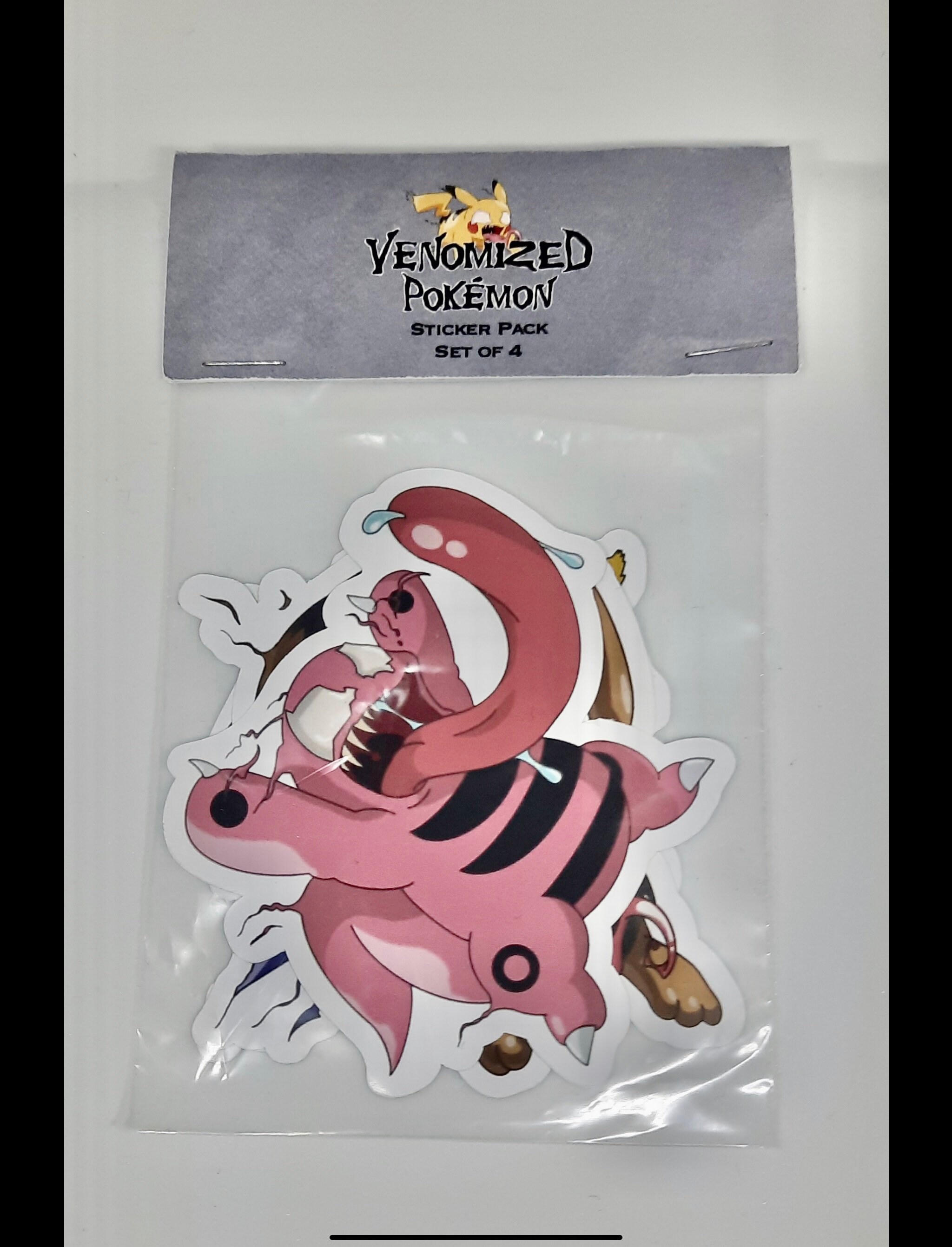 Venomized Pokemon Sticker Pack - Etsy UK