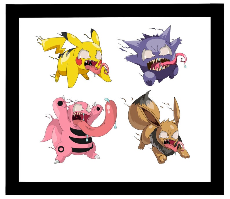 Venomized Pokemon Sticker Pack - Etsy UK