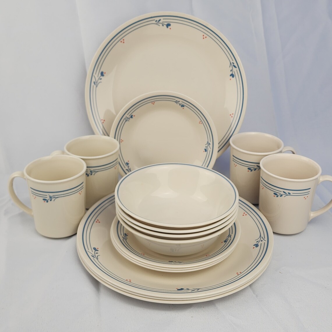 Corelle Country Violets 16-pc Dinnerware Set - Etsy
