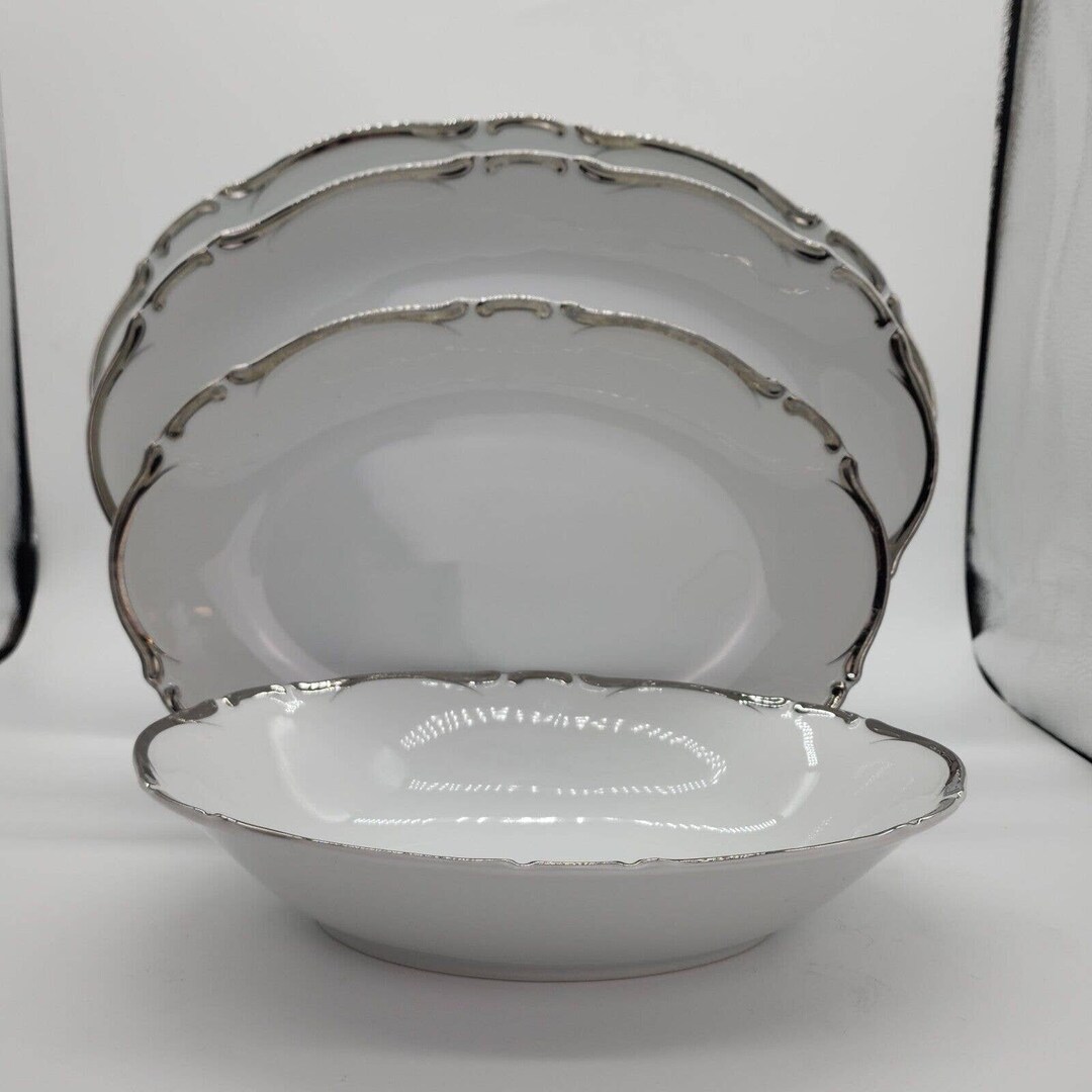 Harmony House Starlight Server 4-pc Set Vegetable Bowl 3-platters - Etsy