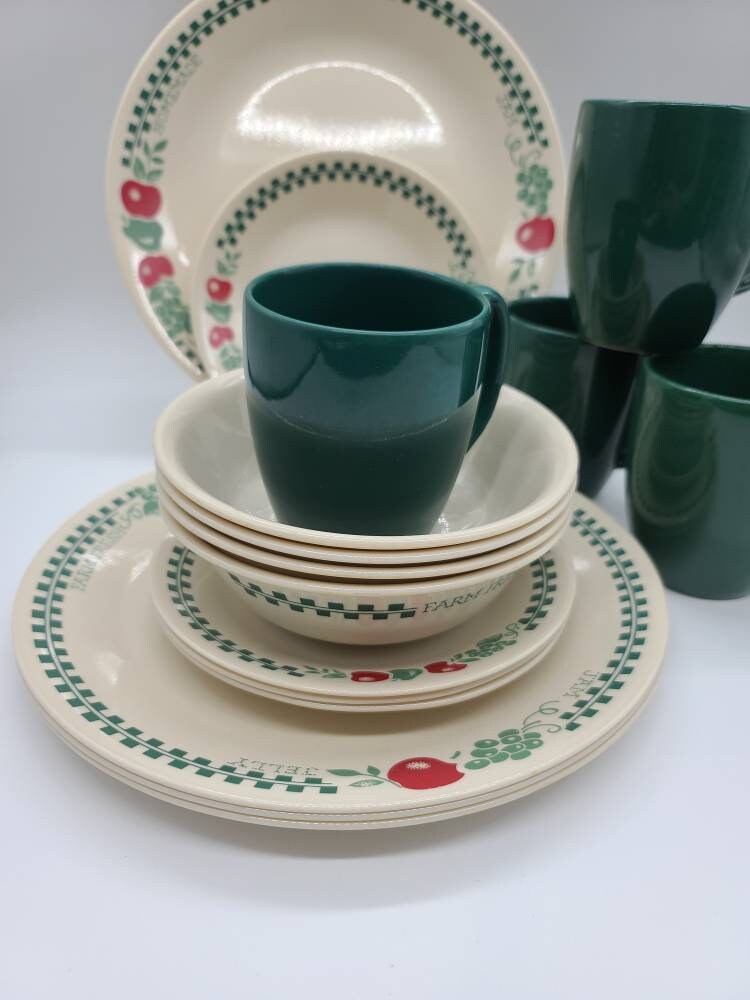 Corelle Farm Fresh Dinnerware Set 16 Pc - Etsy