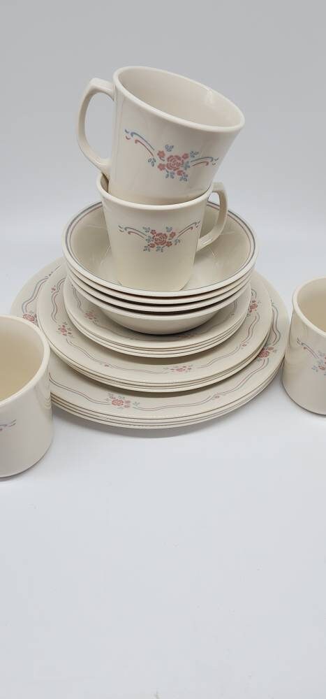 Corelle 20-pc English Breakfast Dinnerware Set - Etsy