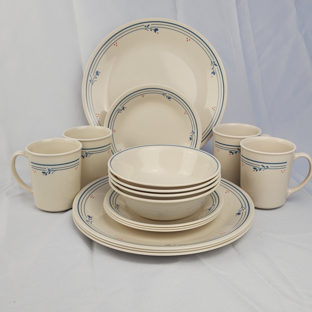 Corelle Country Violets 16-pc Dinnerware Set - Etsy