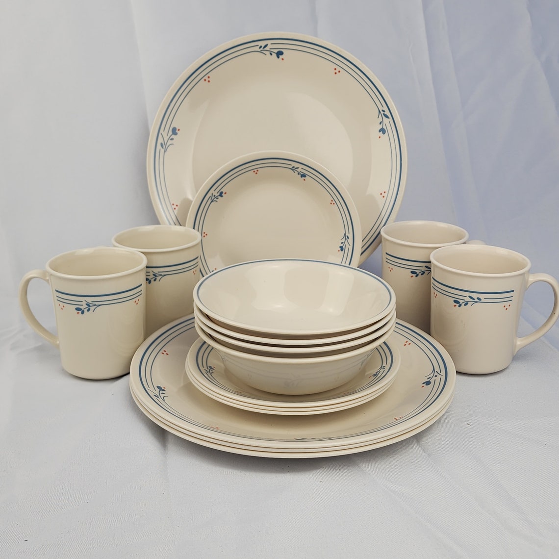 Corelle Country Violets 16-pc Dinnerware Set - Etsy