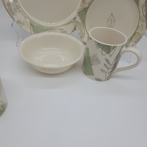 Corelle Impressions Textured Leaves Dinnerware 16-pc Set - Etsy