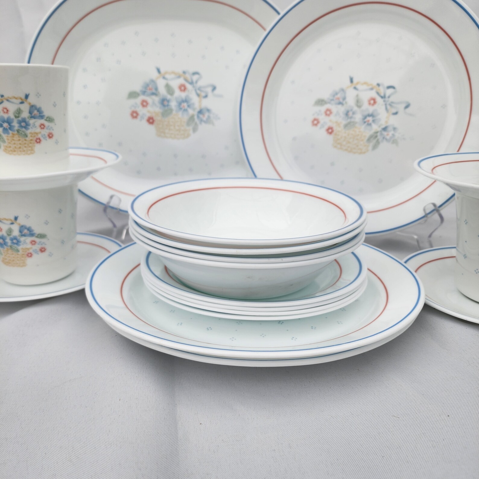 Corelle Country Cornflower 20-pc Dinnerware Set, 4 Place Setting With ...