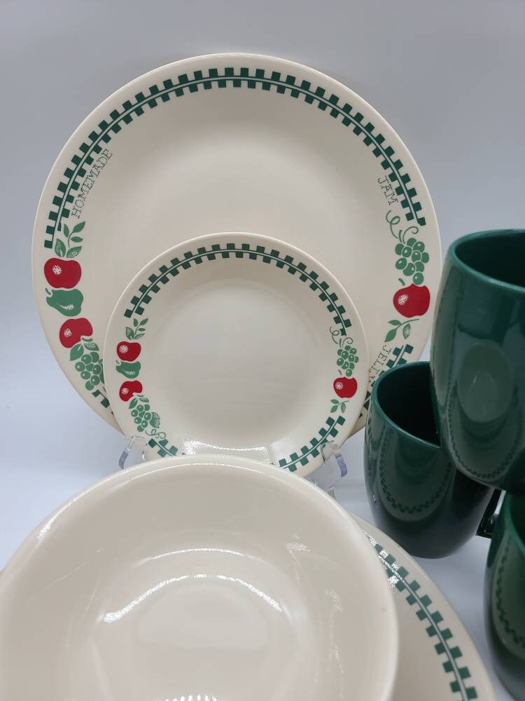Corelle Farm Fresh Dinnerware Set 16 Pc - Etsy