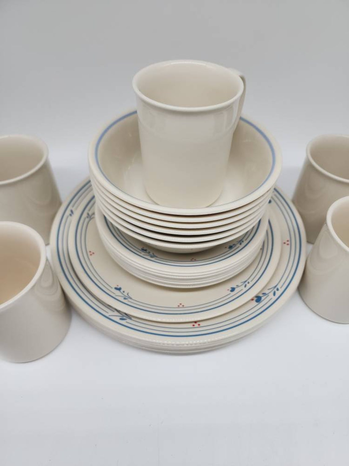 Vintage Corelle Country Violets 27-piece Dinner Set - Etsy