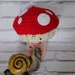 Crochet Knit Mushroom Hat Beanie Toadstool Hat - Etsy