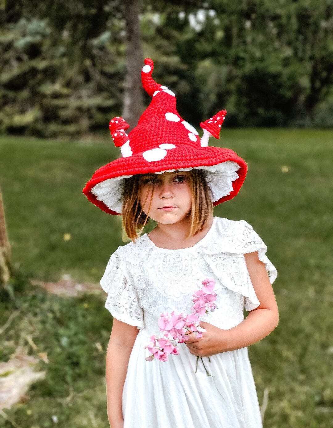 Mushroom Toadstool Hat, Twisted Mushroom, Fantasy Hat, Fairy Hat ...