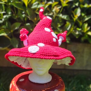 Mushroom Toadstool Hat, Twisted Mushroom, Fantasy Hat, Fairy Hat ...