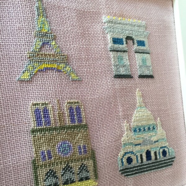 Paris Cross Stitch - Etsy