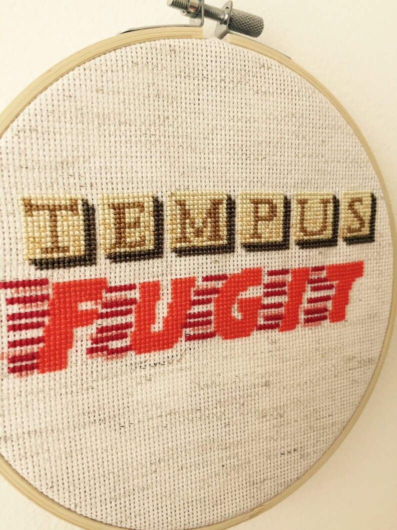 Tempus Fugit "time Flies" Cross Stitch Pattern Instant Pdf Download - Etsy