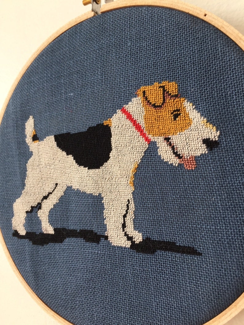 Fox Terrier Cross Stitch Pattern Instant Download Pdf - Etsy