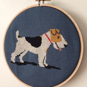 Fox Terrier Cross Stitch Pattern Instant Download Pdf - Etsy
