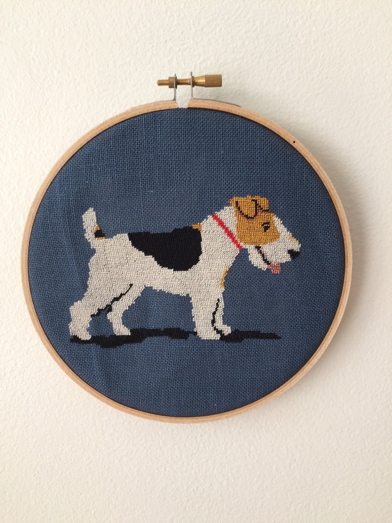 Fox Terrier Cross Stitch Pattern Instant Download Pdf - Etsy