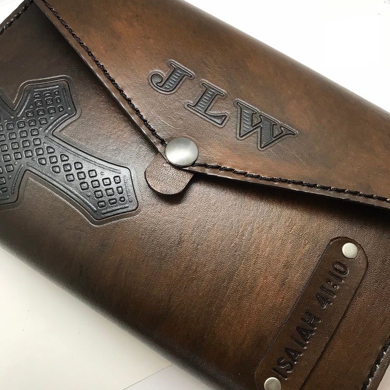 Personalized Leather Bible Cover Scripture Cover Leather | Etsy