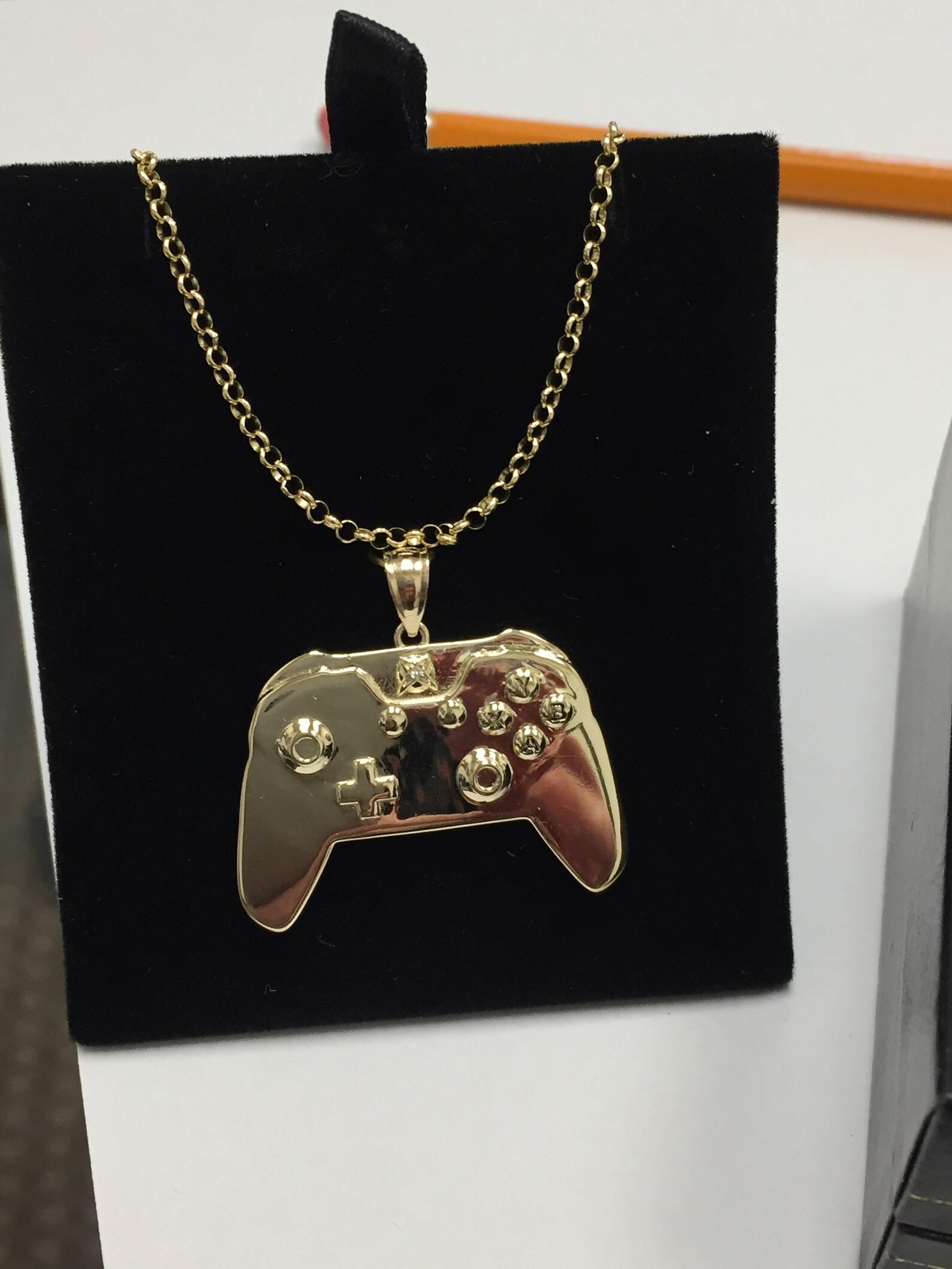 14 K Solid Gold XBOX Gamer Pendant 1 X 1 1/4 - Etsy