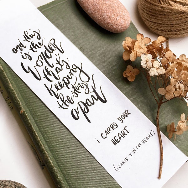 Ee Cummings Poem - Etsy