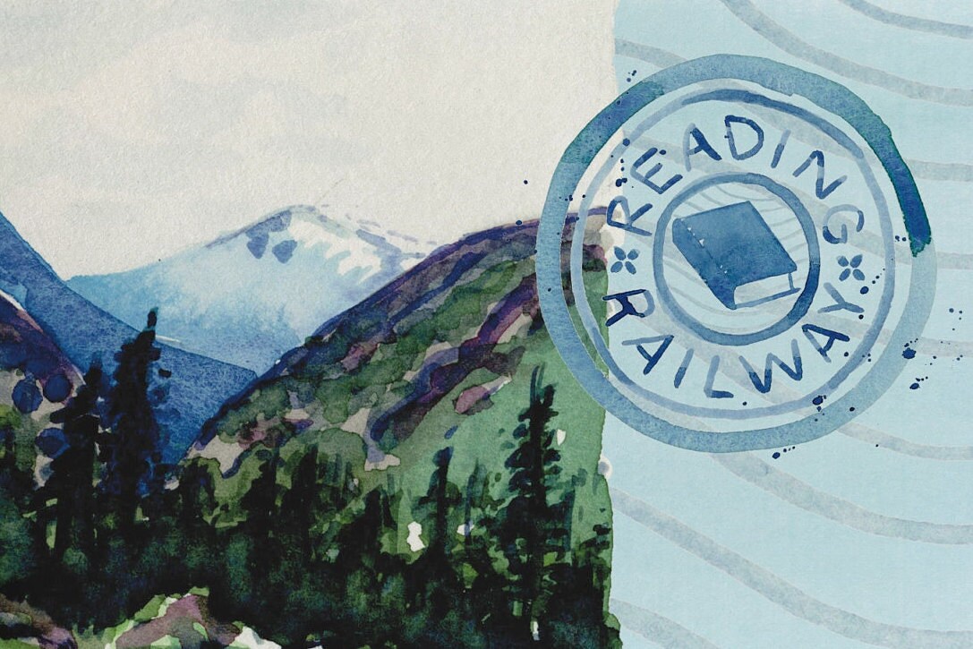 Train & Mountain Bookmark | Gift for Booklovers | Travel Inspired ...