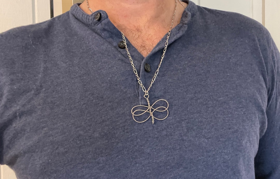 Butterfly Celtic Heartstring Made From Recycle Instrument String - Etsy