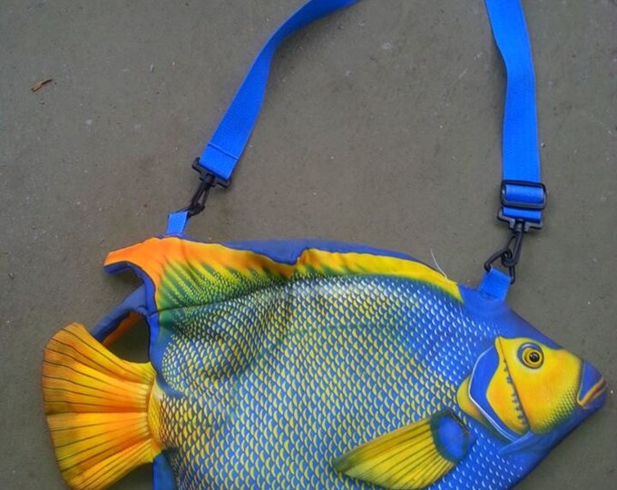 VINTAGE TROPICAL FISH Tote Bag --- Super Colorful! - Etsy