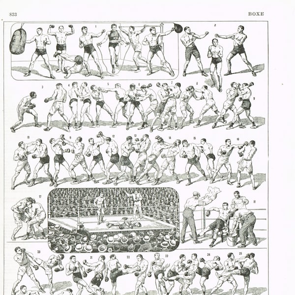 Antique Boxing - Etsy