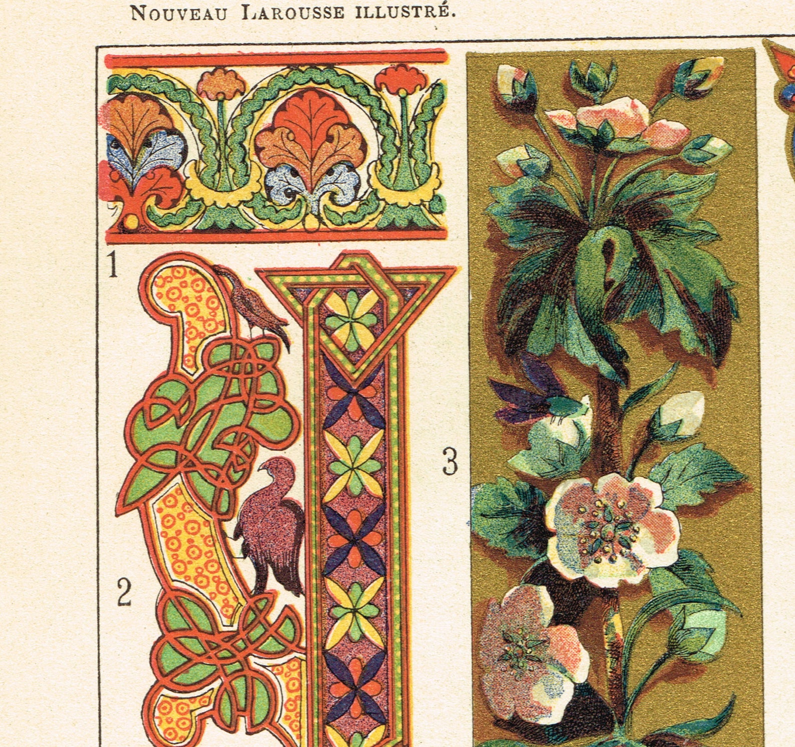 Digital Download Beautiful Vintage French Larousse Print - Etsy