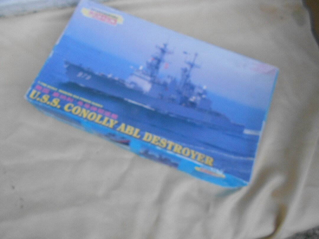USS Conolly DD-979 ABL Destroyer in 1:700 Model Kit Shanghai Dragon No ...
