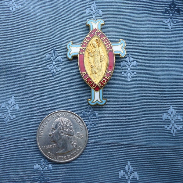 Lourdes Cross - Etsy