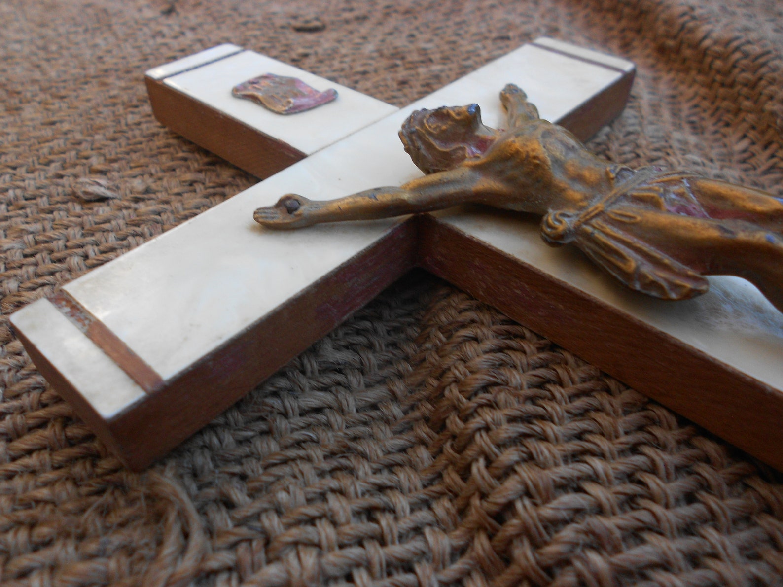 Unusual Pretty Vintage Large French Crucifix Very Traditional - Etsy